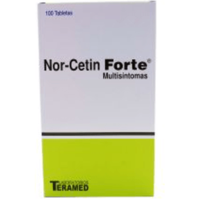 Nor Cetin Forte 2 Tabletas