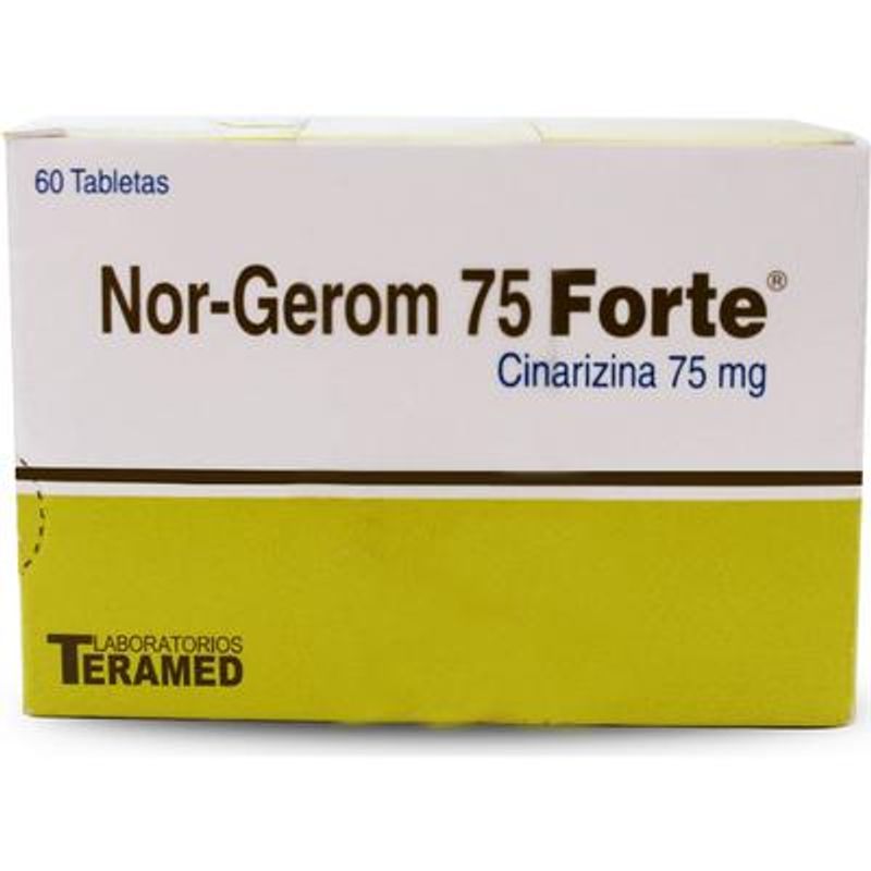 Nor-Gerom Forte 75Mg X 60 Tabletas