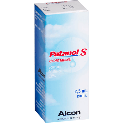 Patanol S (Olopatadina 0.2) Gotas Oftálmicas 2.5 Ml