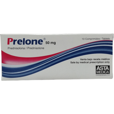 Prelone 50 Mg X 10 Comprimidos
