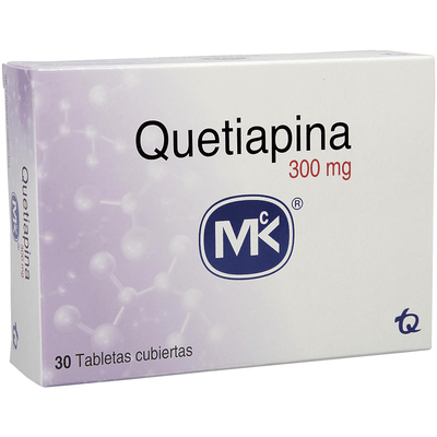 Quetiapina 300Mg 30 Tabletas Recubiertas