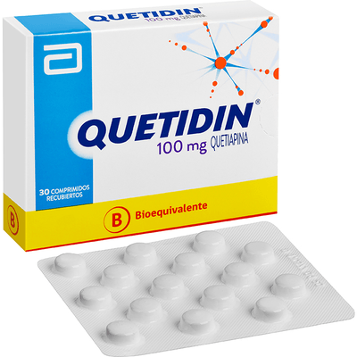 Quetidin 30 Tabletas 100 Mg