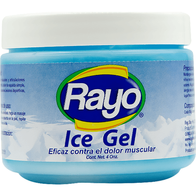 Rayo Gel Ice Analges Bote X 4Onz