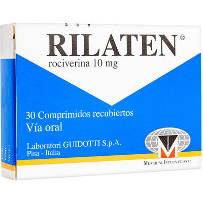 Rilaten (Rociverina) 10 Mg. X30 Grageas Menarini