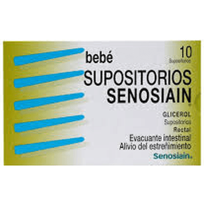 Senosian Supositorio Bebe 10 Unidades