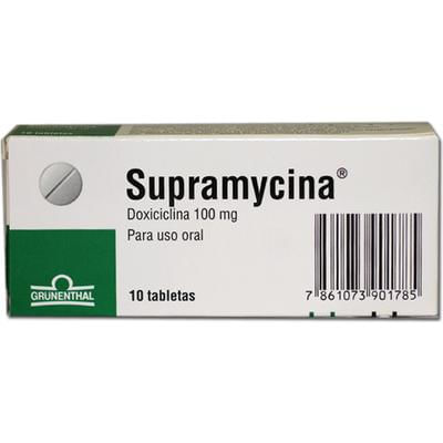 Supramycina 100Mg X 10 Tabletas