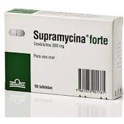 Supramycina Forte 200Mg X 10 Tabletas