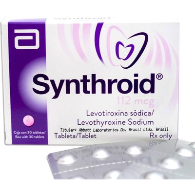 Synthroid 112Mcg X 30 Tabletas