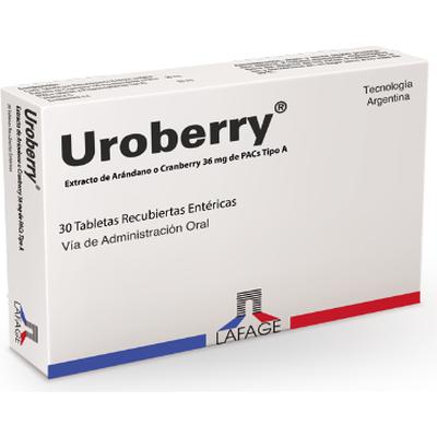 Uroberry X 30 Tabletas