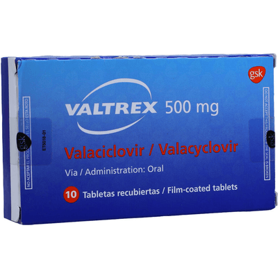Valtrex Tabletas 500 Mg