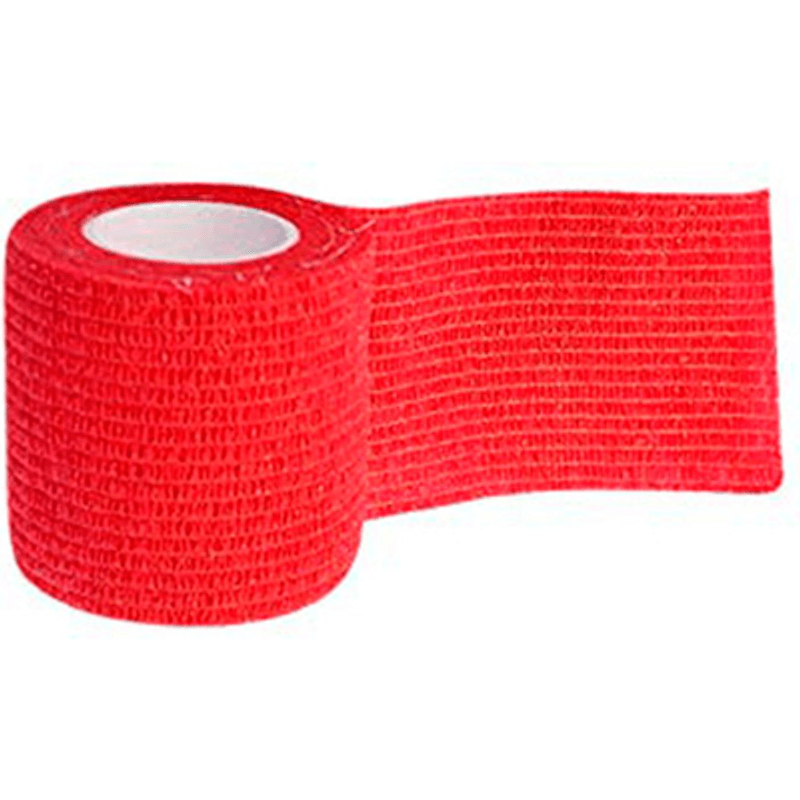 Venda Autoadhesiva 5Cm X 3M Color Rojo 1 Unidad
