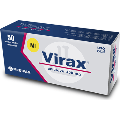 Virax 400 Mg 50 Comprimidos