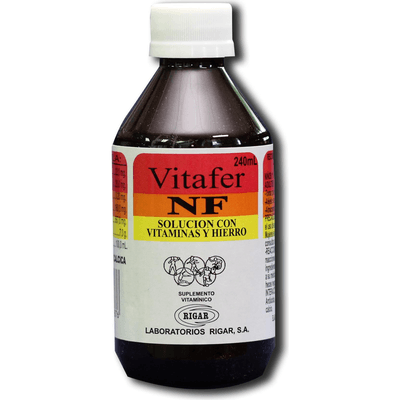 Vitafer Nf Solucion Con Vitaminas Y Hierro Jarabe 240 Ml