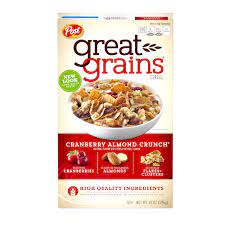 Cereal Post Cranberry Almond Crunch 14 Oz
