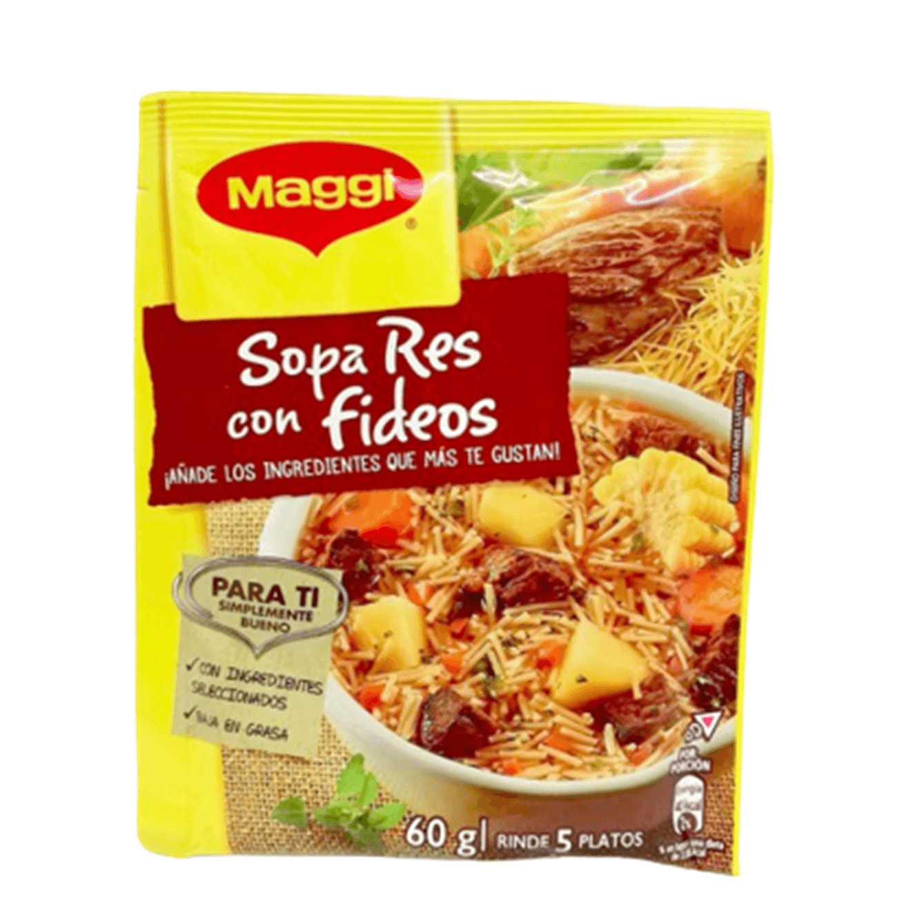 Sopa Res Maggi Fideos 55G