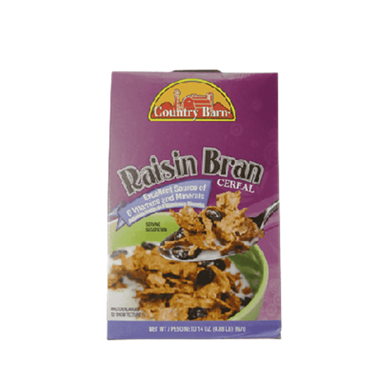 Cornflakes Country Best Raisin Bran 14Oz