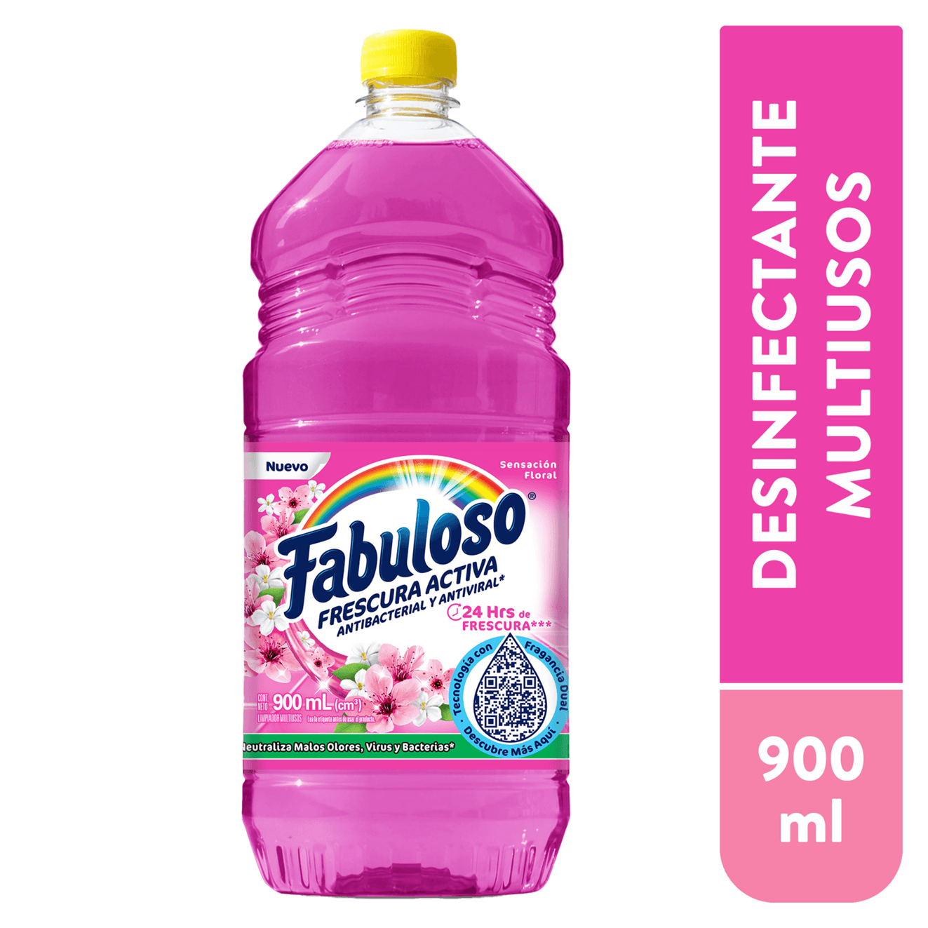 Desinfectante Fabuloso Sensacion Floral Antibacterial 900Ml