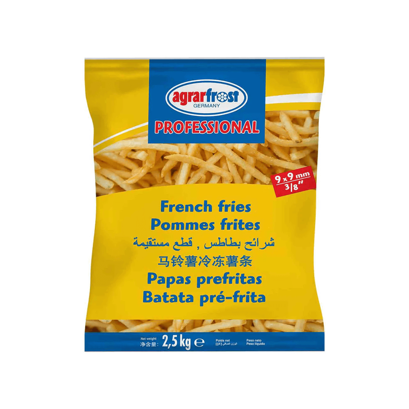 Papas Congeladas Agra Frost Frites 1 Kg
