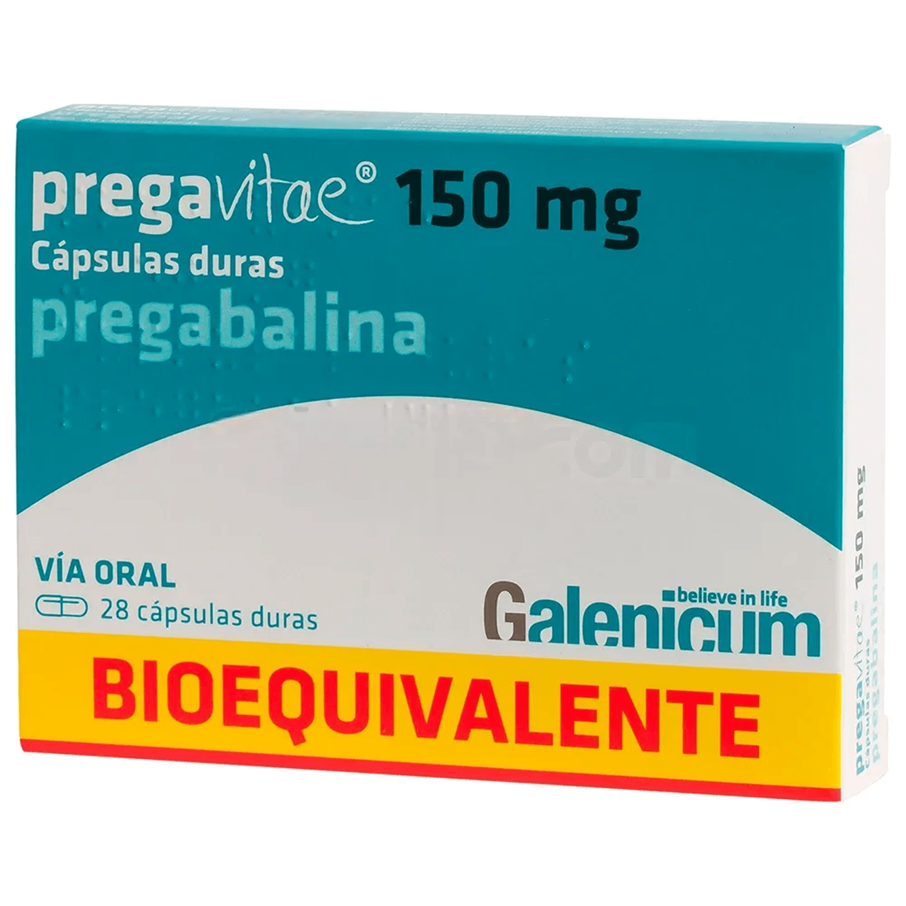 Pregavitae 150 Mg X 28 Cap Via Oral Por Unidad