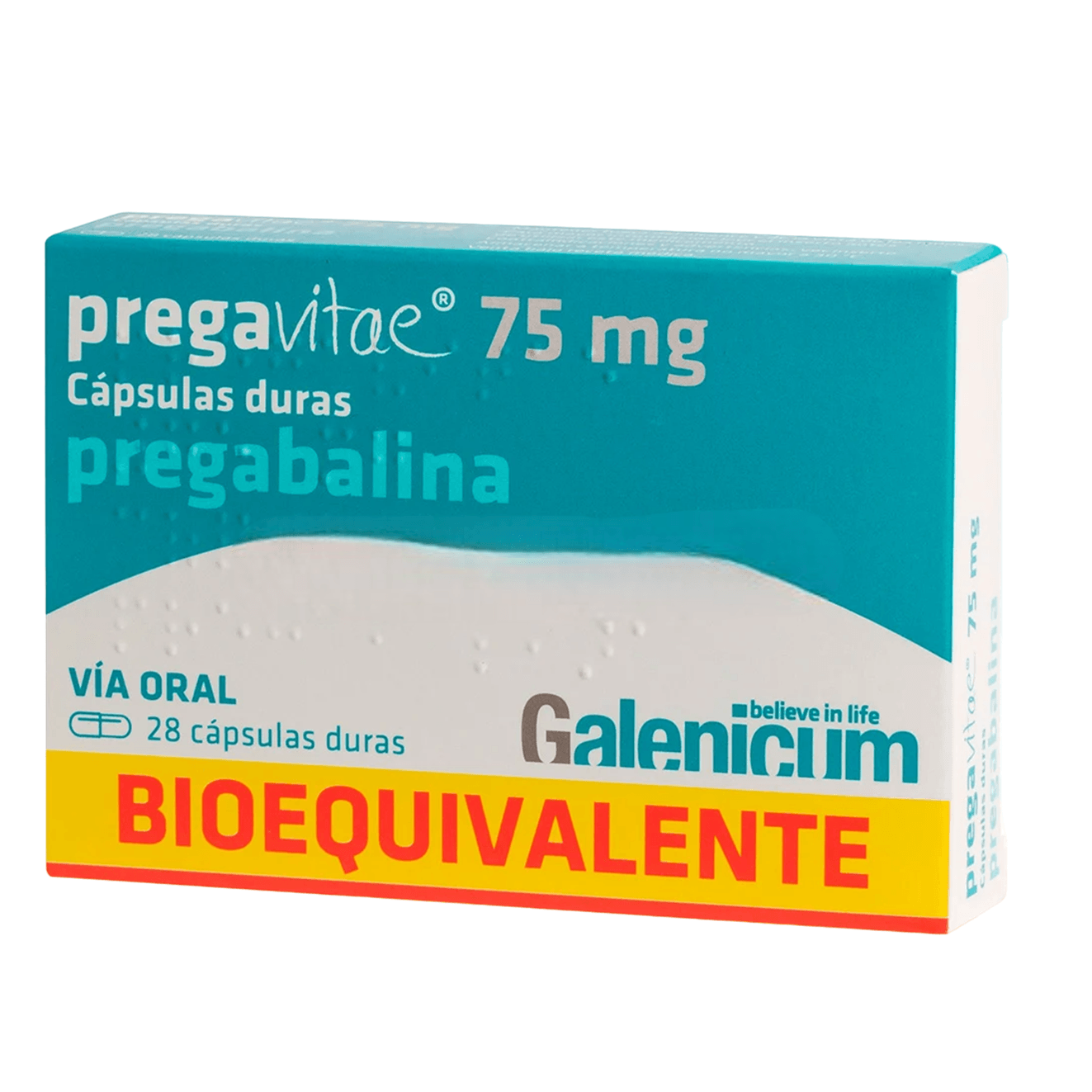Pregavitae 75 Mg X 28 Cap Via Oral Por Unidad