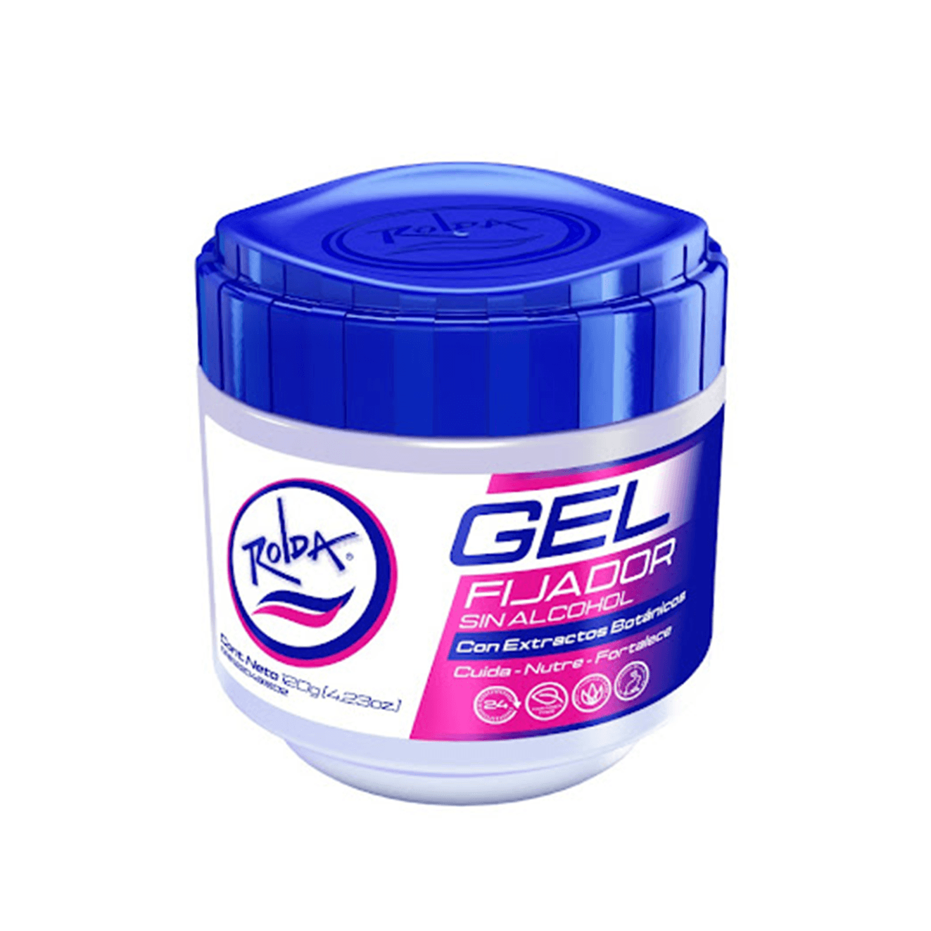 Gel Fijador Rolda Tradicional Blanco 120 G