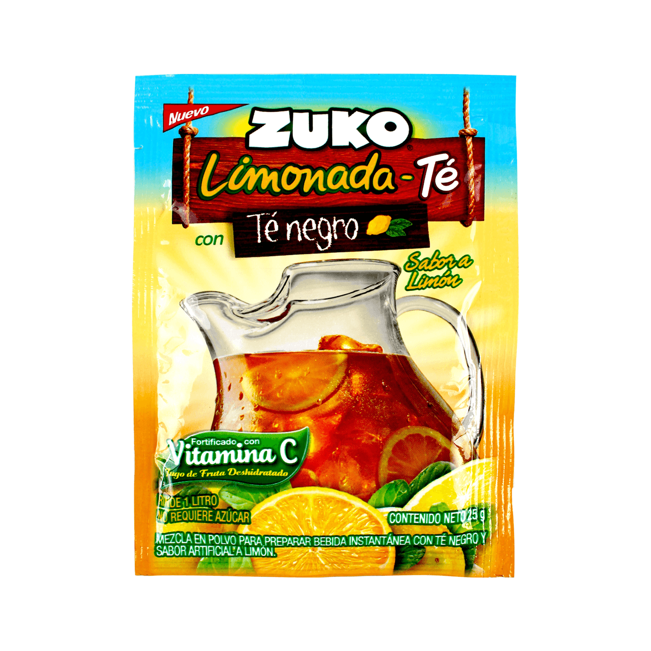Bebida Instantanea Zuko Limonada Con Te Negro 25 G