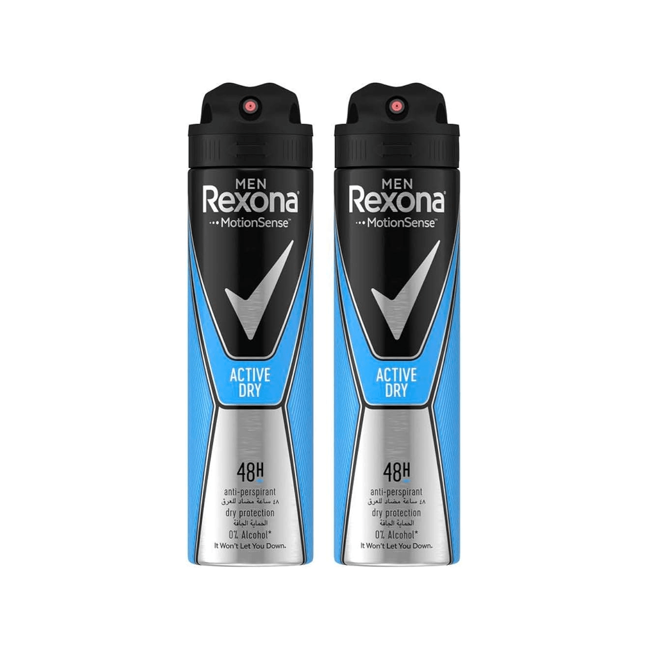 Antitranspirante Active Dry Rexona 2 Pack