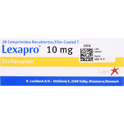 Lundbeck Lexapro 10 Mg X Un