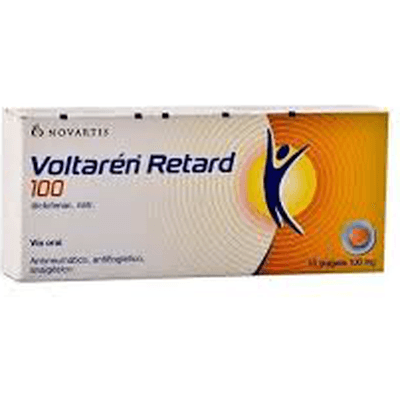 Novartis Voltaren Retard 100 Mg X Un