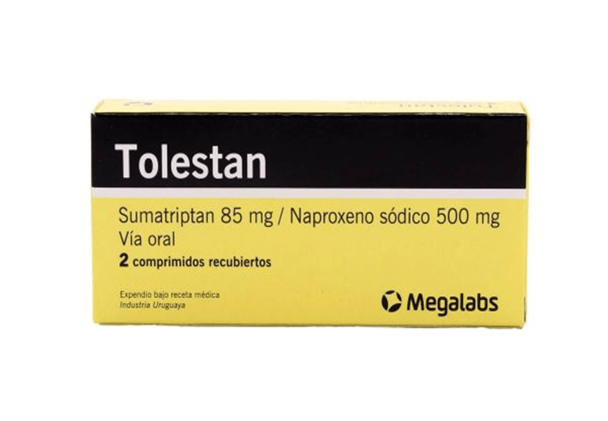 Tolestan X 2 Comp SumatriptanNaproxeno