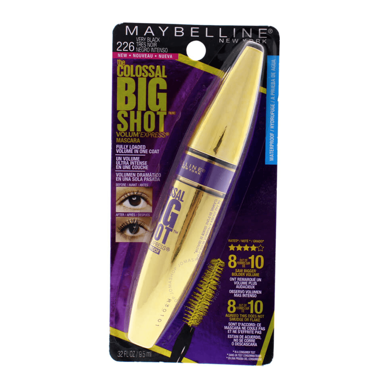 Mascara The Colossal Big Shot Maybelline 226 Very Black 95 ML