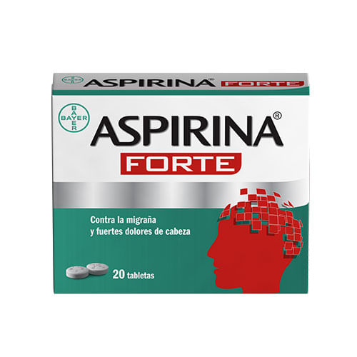 Aspirina Forte Bayer 20 Tabletas