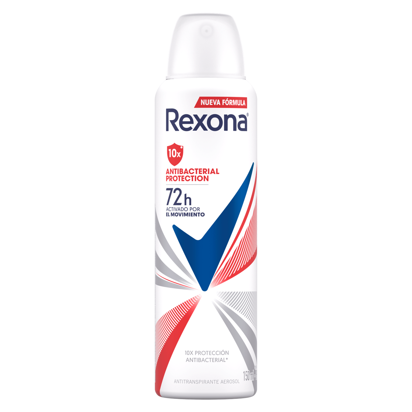 Rexona Desodorante Aerosol Antitranspirante Antibacterial 150ml