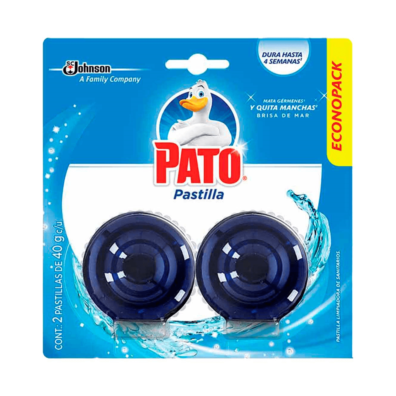 Mr Musculo Pato Pastilla Azul Twin Pack