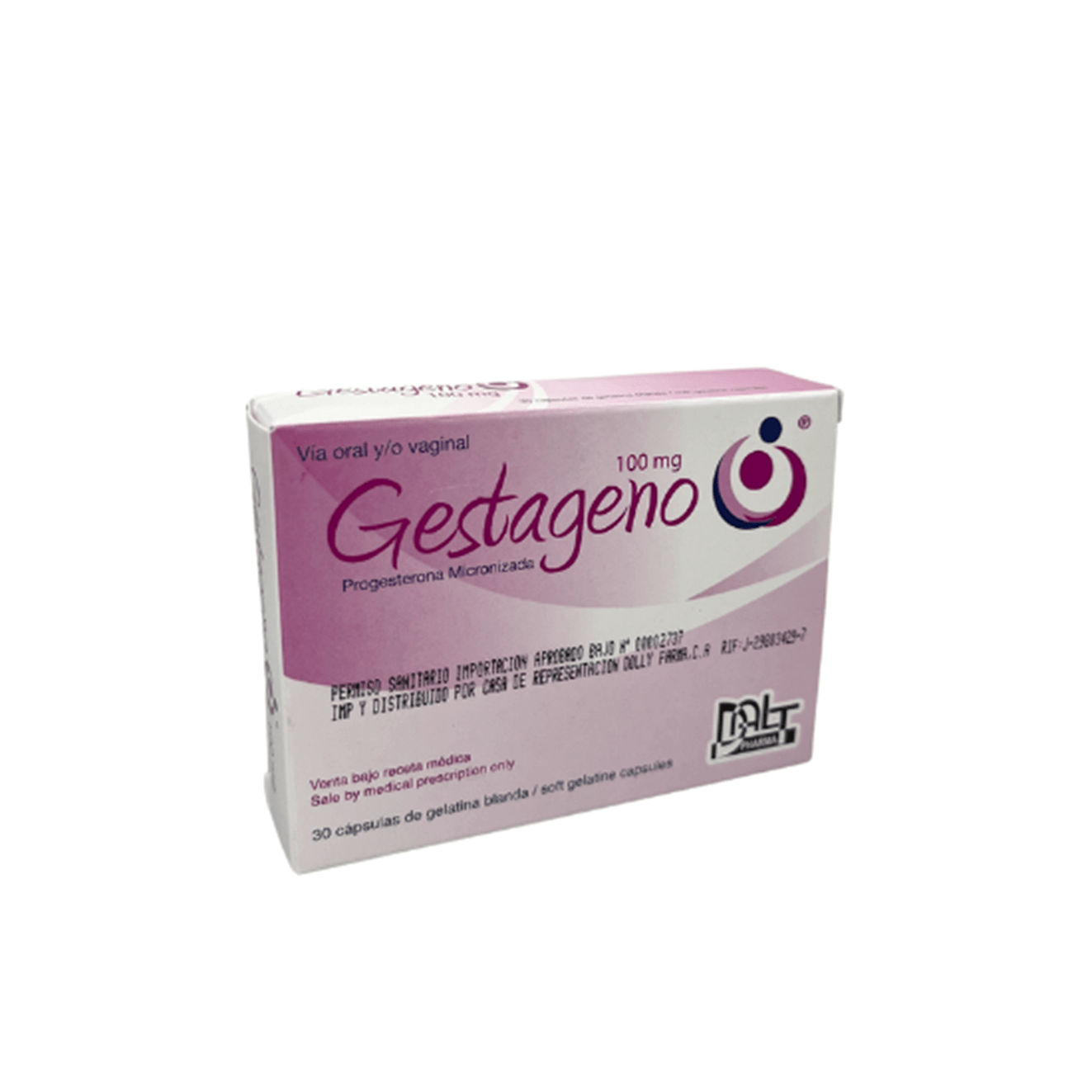 Gestageno 100Mg Cx30 Caps. (Dalt Pharma)