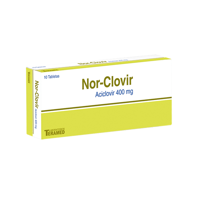 Nor-Clovir 400Mg X 10 Tabletas