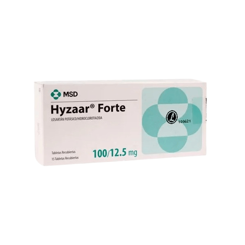Hyzaar Forte 100 Msd X 15 Tabletas 12.5 MG