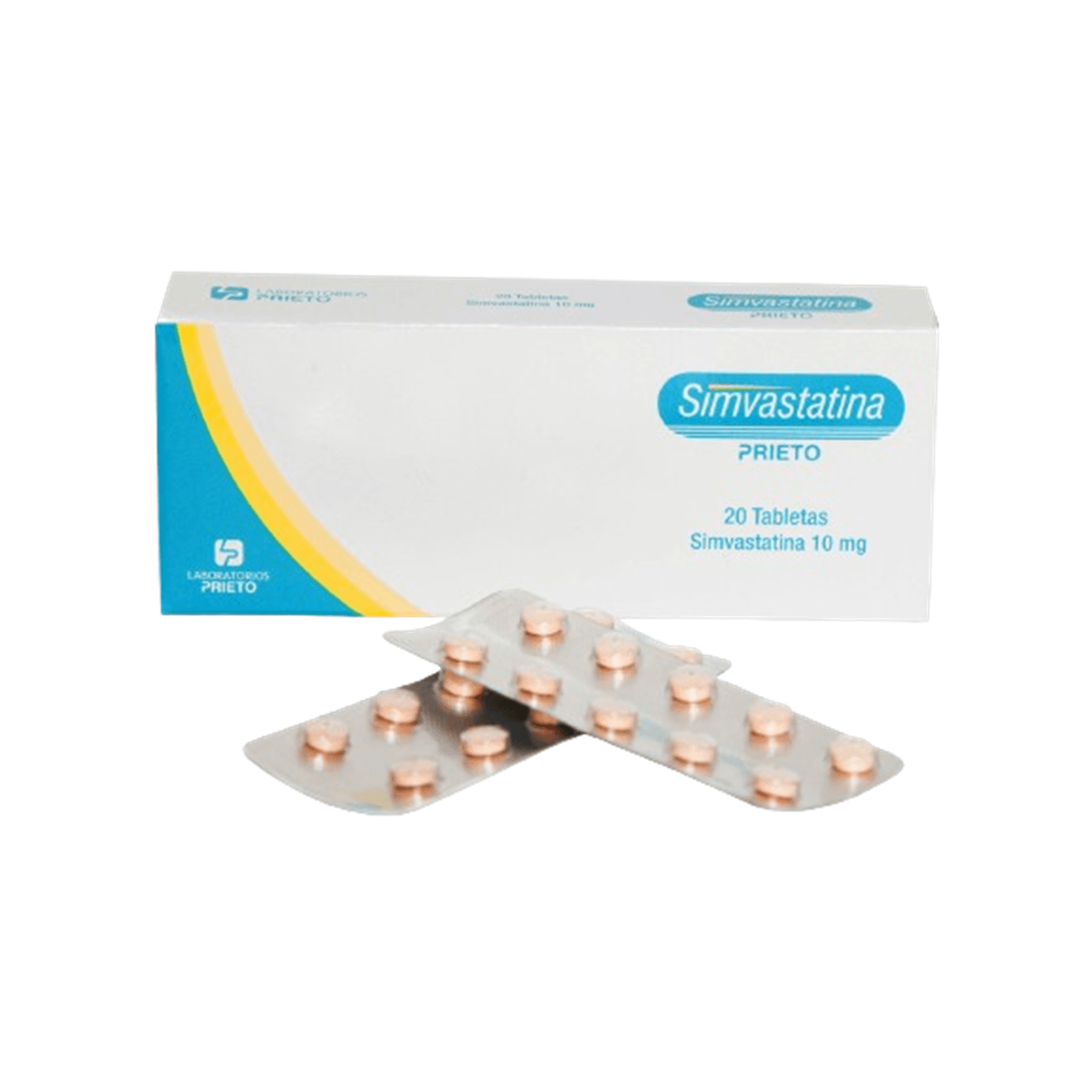 Simvastatina Prieto X 20 Tabletas 10 MG