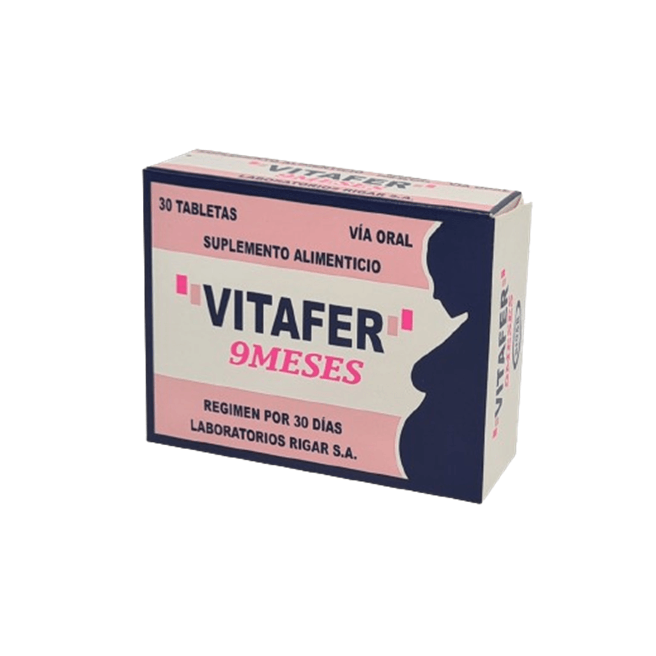 Vitafer 9 Meses Caja Rigar X 30 Tabletas 1 UN