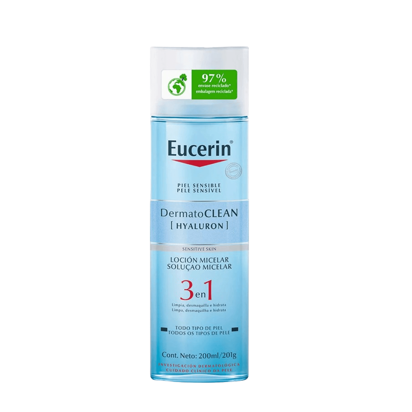 Dermatocleanhyaluron Locion Micela Eucerin Frasco 300 ML