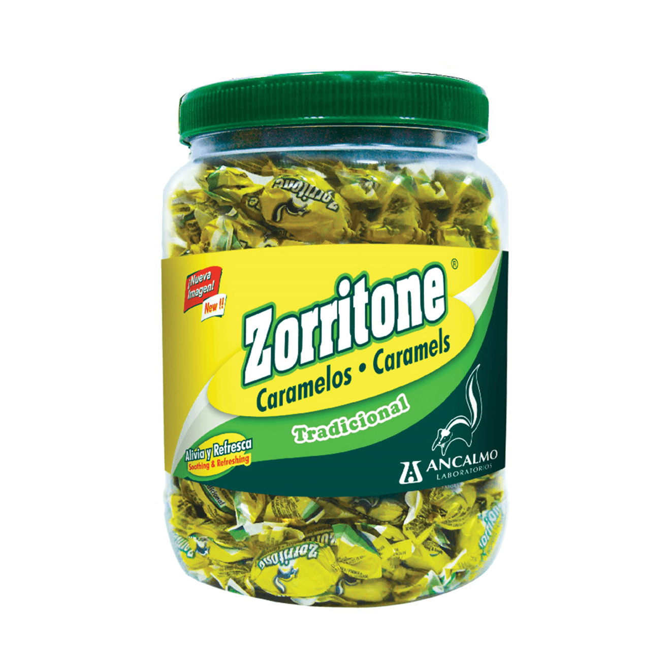Zorritone Tradicional Caramelos Ancalmo Frasco X 200 UN