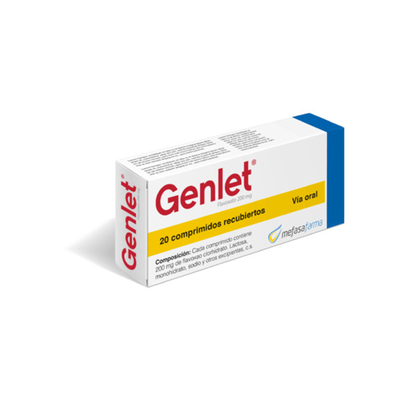 Genlet Comprimidos Mefasafarma Caja X 20 200 MG