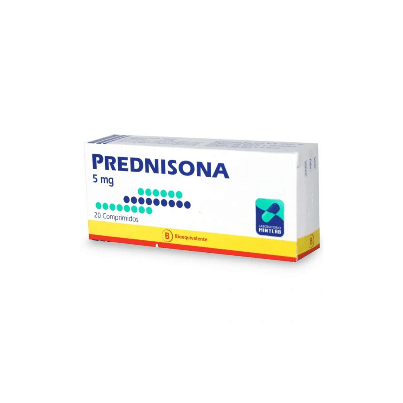 Prednisona Tabletas Mintlab Caja X 20 5 MG