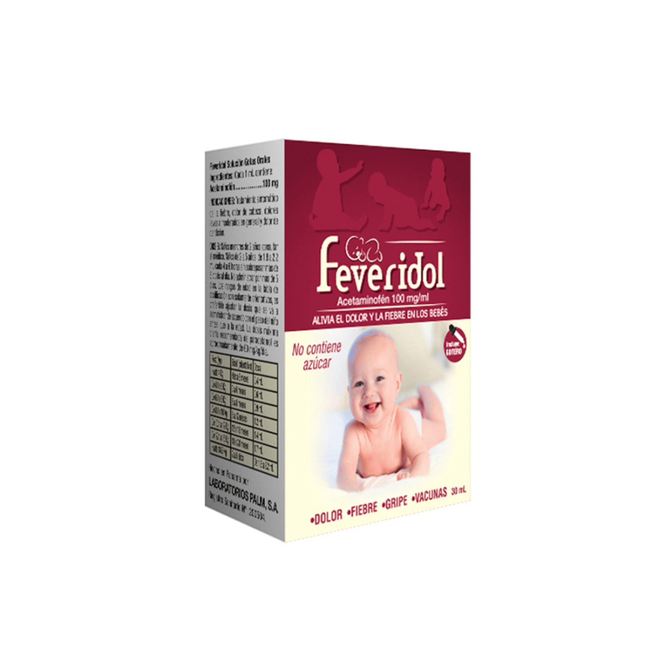 Feveridol Gotas Orales Palm Frasco 30 ML