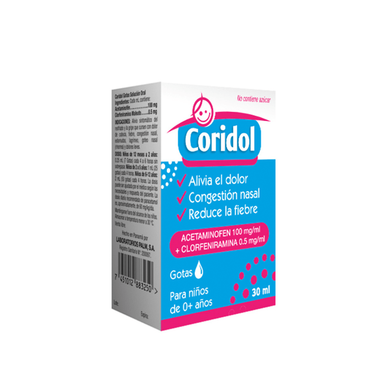 Coridol Gotas Solucion Oral Palm Frasco 30 ML