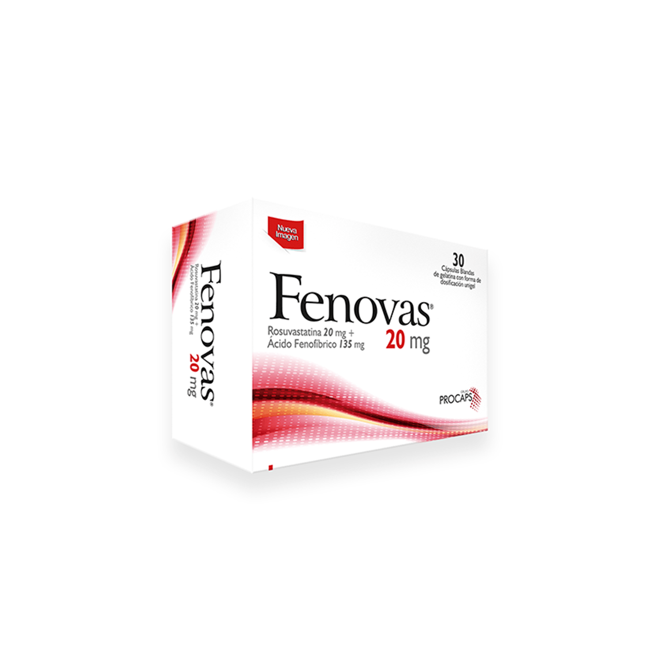 Fenovas Capsulas Blandas Procaps Caja X 30 20 MG