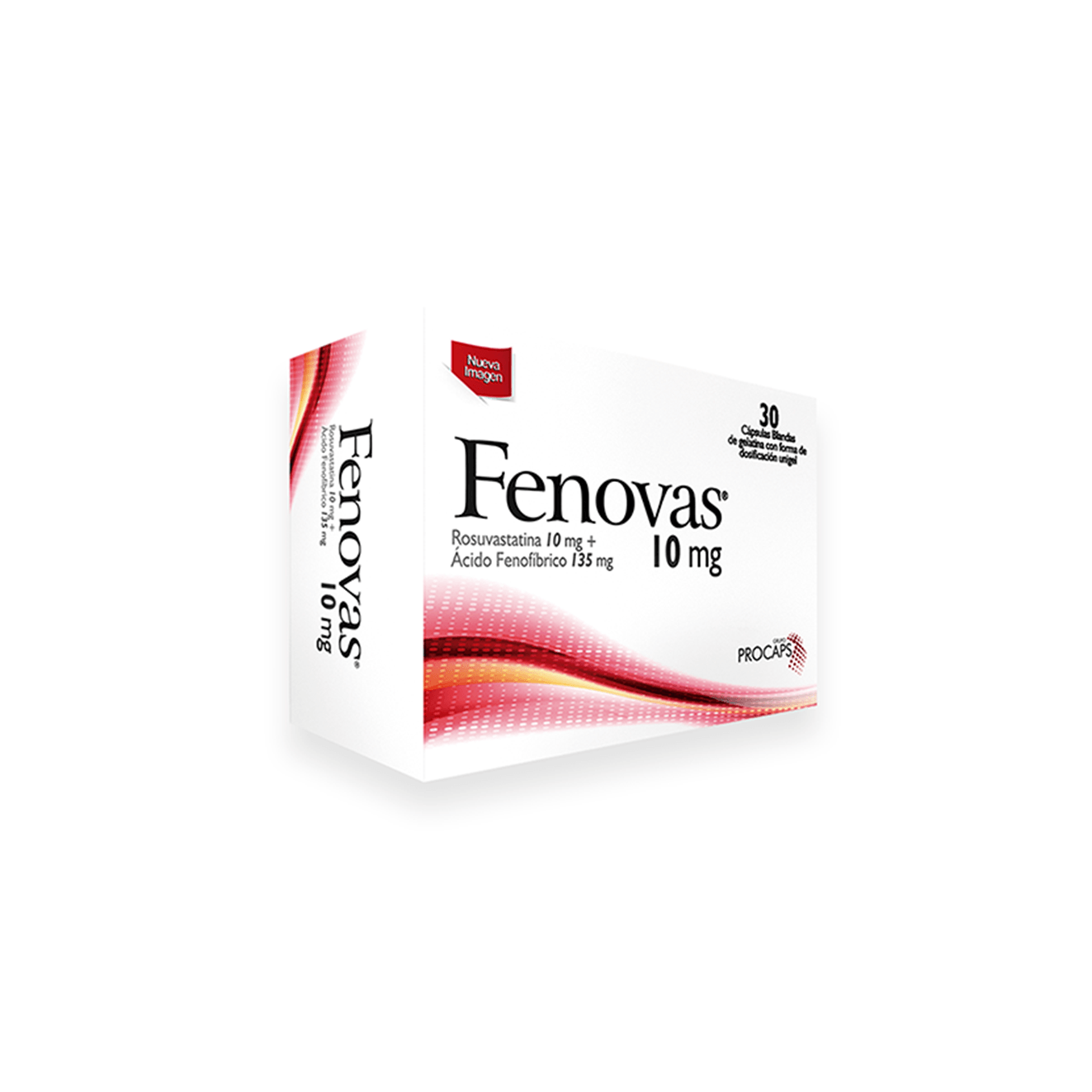 Fenovas Capsulas Bandas Procaps Caja X 30 10 MG