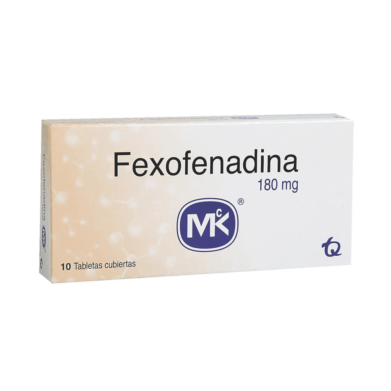 Fexofenadina Mk Tabletas Tecnoquimicas Caja X 10 180 MG