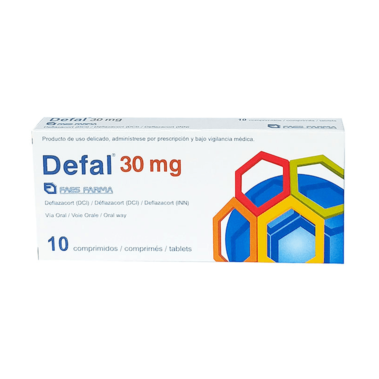 Defax 30 Mg Cx10 Comp. (Faes Farma)