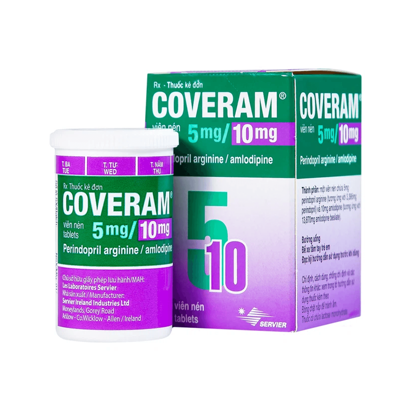 Coveram Servier Tab X 5Mg 10Mg